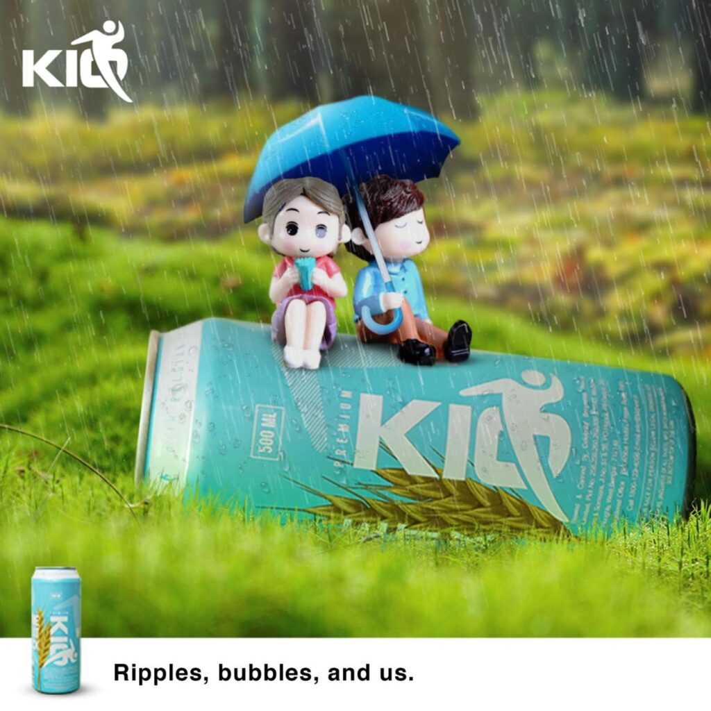 KIQ Beer - Food & Beverages Branding & Creative Design